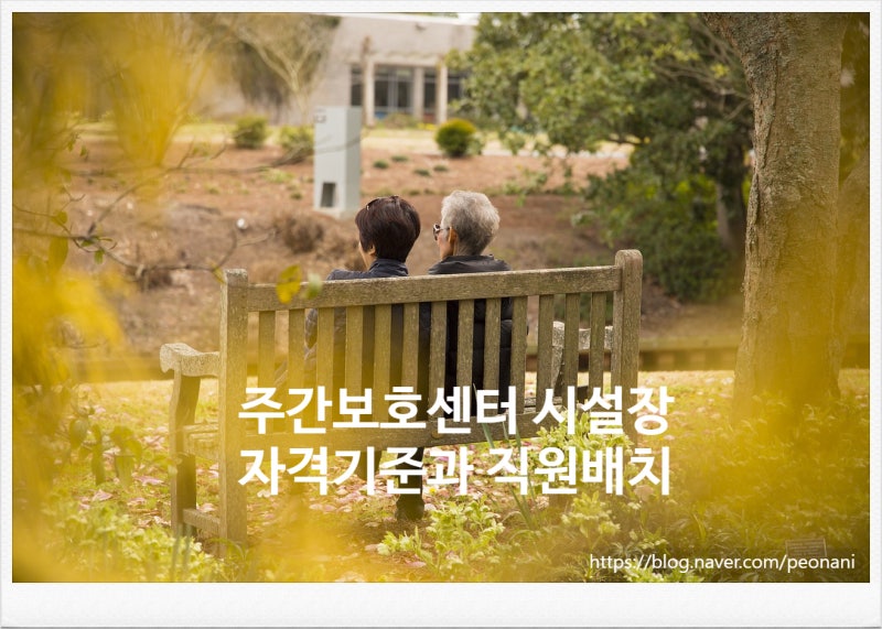 재가노인 복지시설 주간보호센터 시설장 자격 기준과 직원인력 배치 기준 네이버 블로그