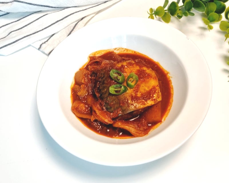 백종원 고등어김치찜 레시피 자반고등어 김치조림 고등어 무조림 양념 네이버 블로그