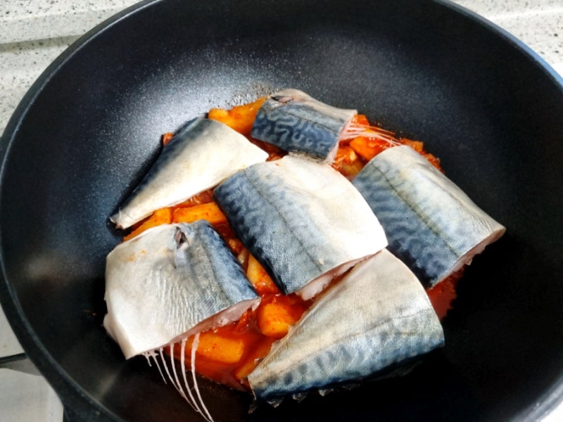 백종원 고등어김치찜 레시피 자반고등어 김치조림 고등어 무조림 양념 네이버 블로그
