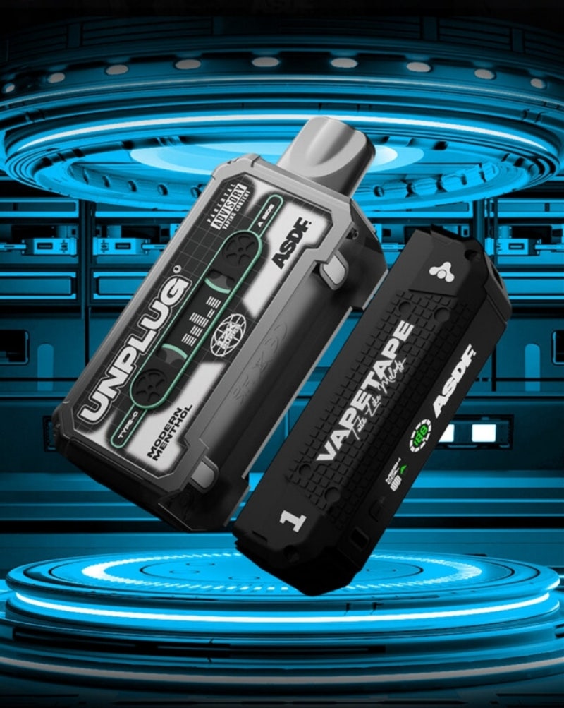 [ASDF.] "베이프테이프 언플러그" / ASDF KOREA VAPETAPE "UNPLUG" 대용량 일회용 전자담배 12000 ...