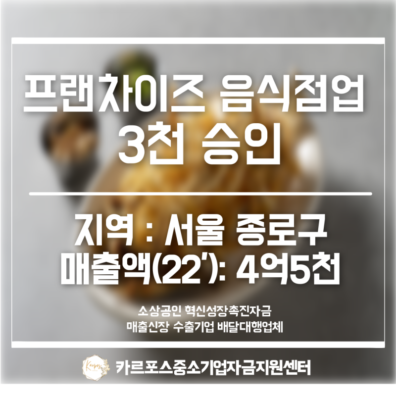 소상공인 혁신성장촉진자금 매출신장 수출기업 배달대행업체 네이버 블로그