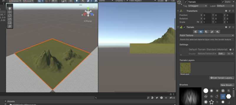 유니티 3D 기초 (Unity 3D Basic) - Terrain Map : 네이버 블로그