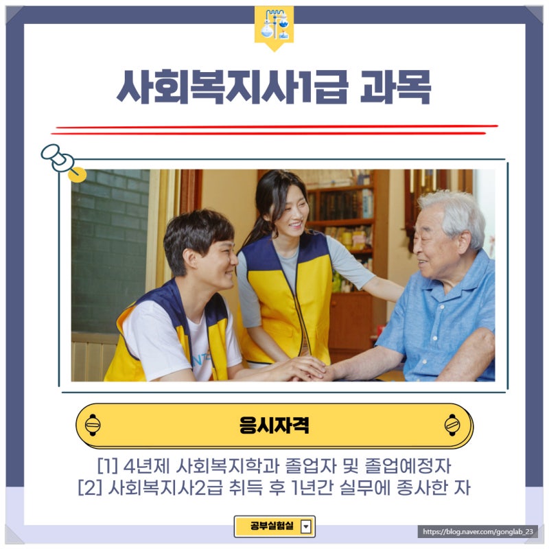 사회복지사2급 필수과목 및 사회복지사1급 자격증 취득방법 네이버 블로그