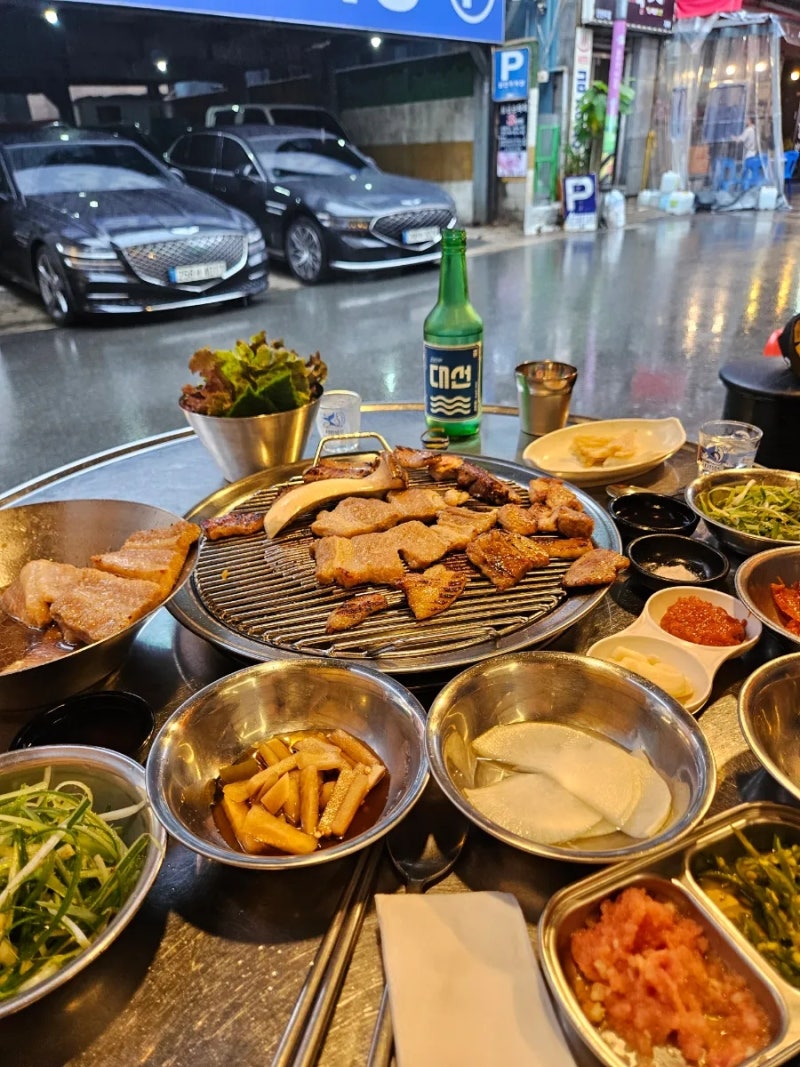 남포동 돼지갈비 부엉이마을 노상맛집 네이버 블로그