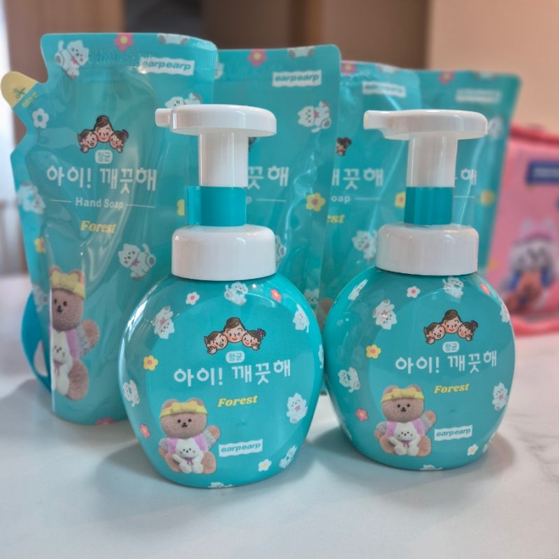 우리가족 손세정제 아이깨끗해 어프어프 핸드워시세트 네이버 블로그