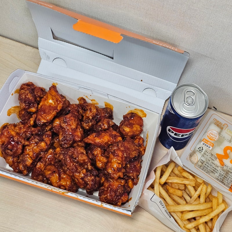 멕시카나 팔도비빔치킨 후기 멕시카나치킨 순살부위 네이버 블로그