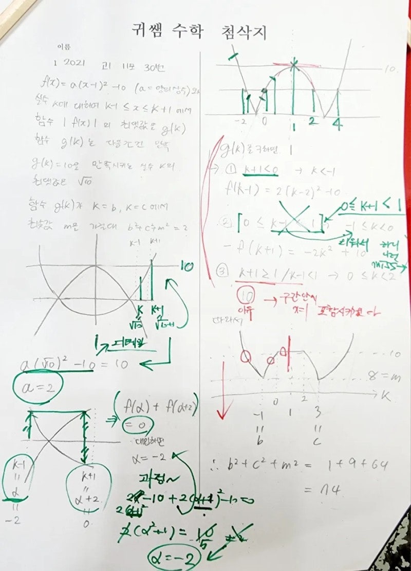 고1 수학 1학기 기말고사 강남지역수학내신 기출문제 경기고 경기여고 개포고 단대부고 2020년 수학내신 기출 수학내신 기출