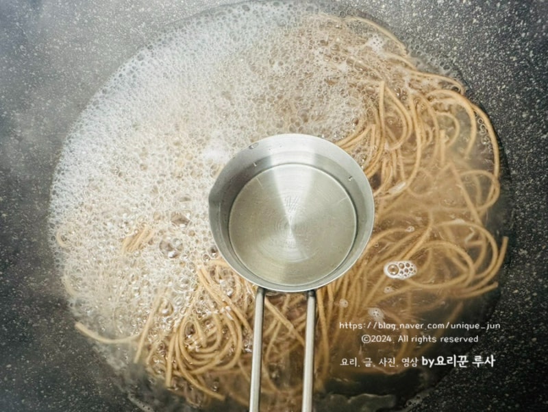 들기름 막국수 레시피 들기름 요리 고소한 들기름 메밀국수 만들기 네이버 블로그