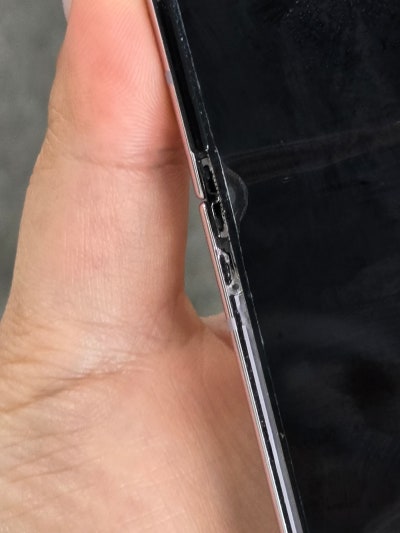 갤럭시 Z플립 테두리 액정 파손 데코 교체 후기z플립5 액정교체 비용 Z플립 힌지 고무 당일교체 삼성케어플러스 가격