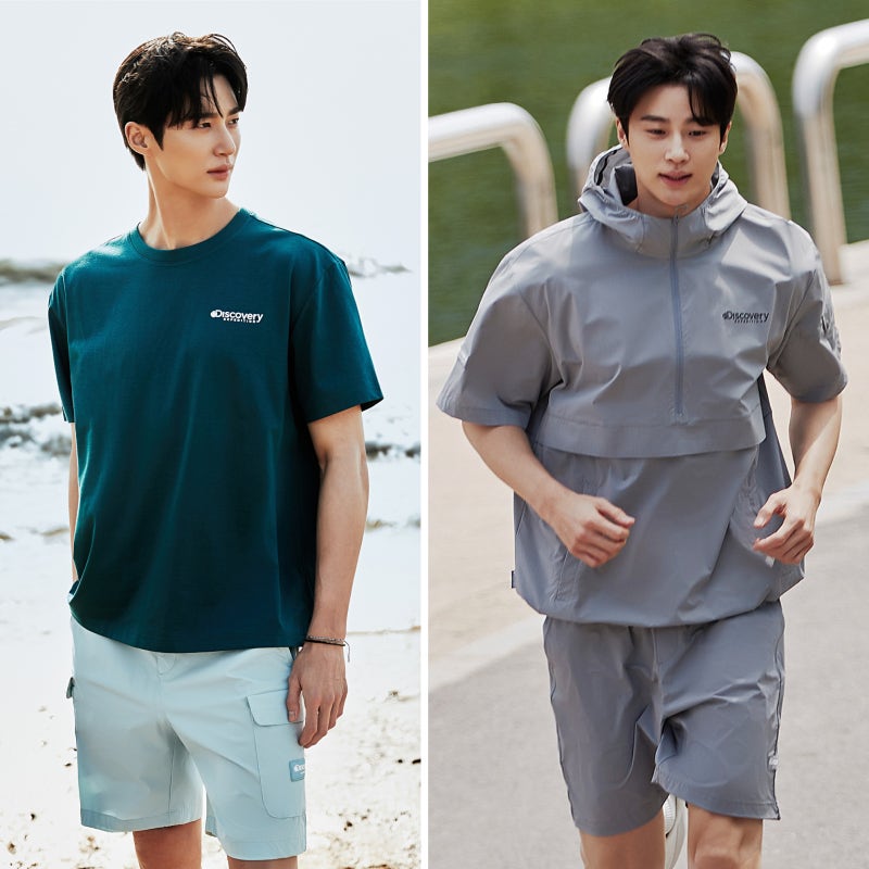 변우석 사복 패션으로 난리난 디스커버리 옷 반팔티 반바지 여름 남친룩 코디 네이버 블로그