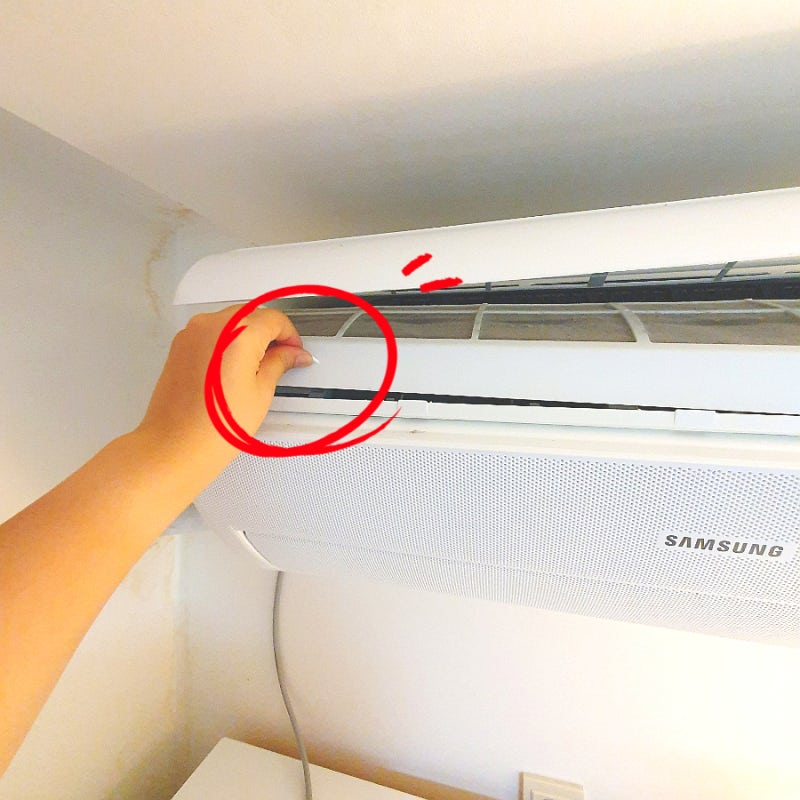 삼성 벽걸이에어컨 필터 셀프 청소방법 네이버 블로그