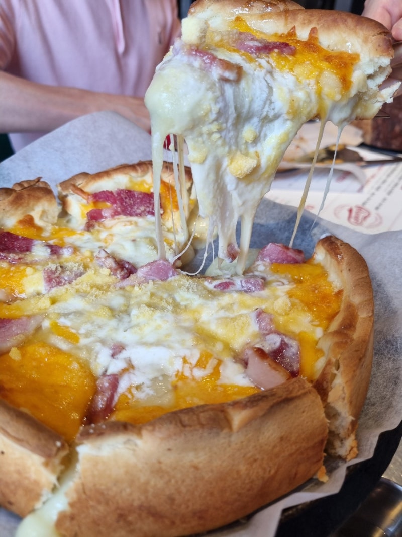 합정피자 맛집 오리지널 시카고피자 홍대본점 네이버 블로그