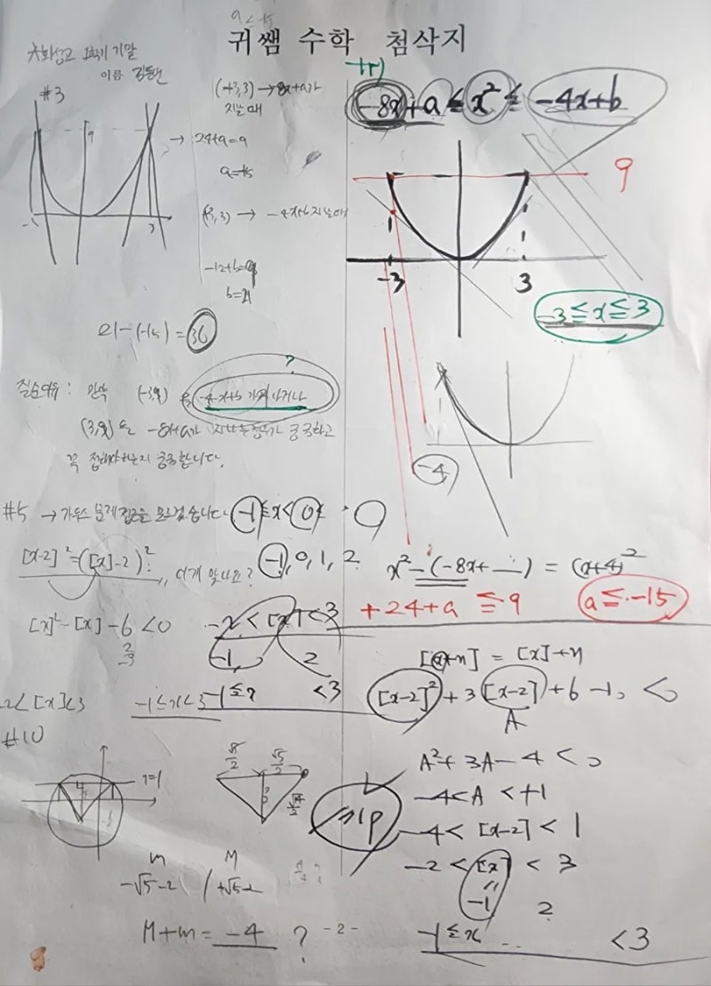 중3 1학기 기말고사 이차함수 학습자료 기말고사 이차함수 네이버 블로그