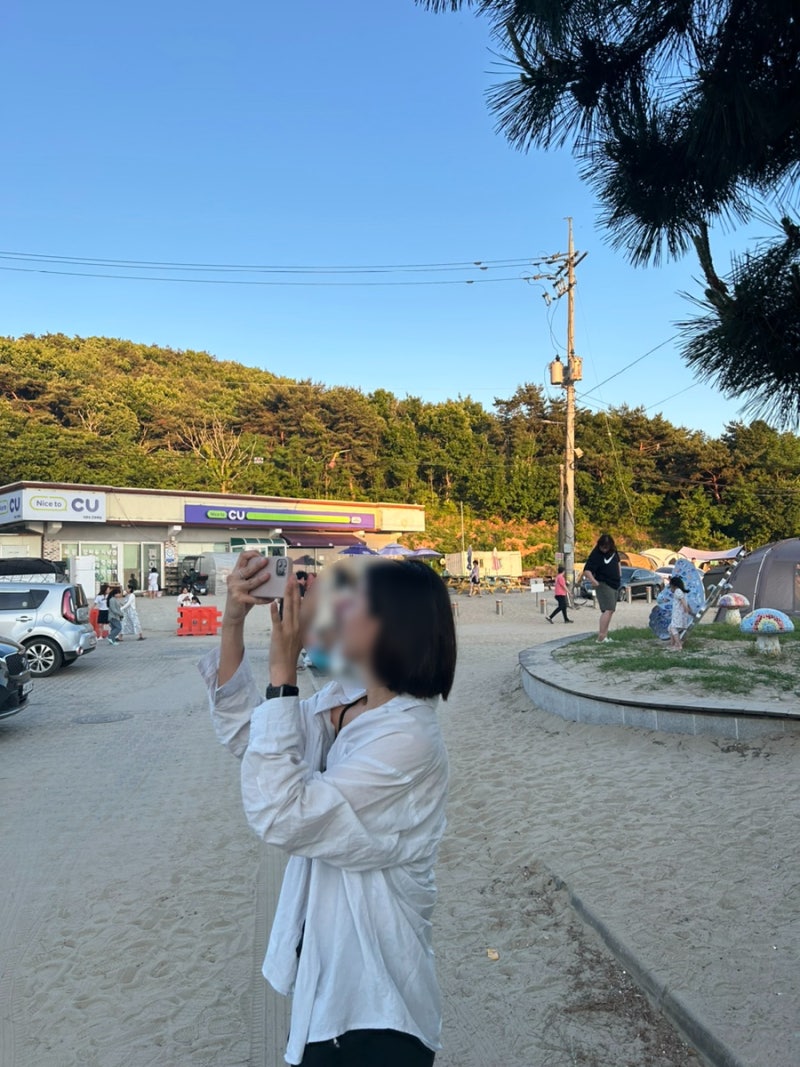 강화도 차박 성지 민머루 해수욕장취사가능 화장실有 무료 노지캠핑 노을 일몰 주차비용 네이버 블로그