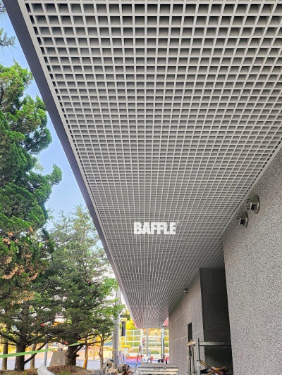 알루미늄 루바 천정재 그리드루버격자 50각100각 시공 후기 네이버 블로그