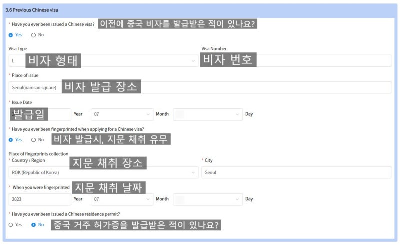중국 개인 관광 L 단수 비자 셀프 준비 신청서 작성 방법 필요 서류 양식 발급 소요 기간 및 가격 정보 네이버 블로그
