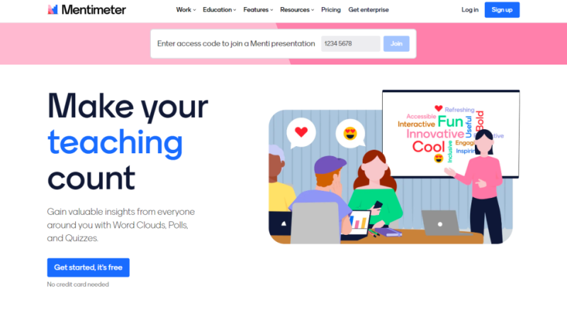 온라인 수업 도구 멘티미터(Mentimeter) 사용 방법은? : 네이버 블로그
