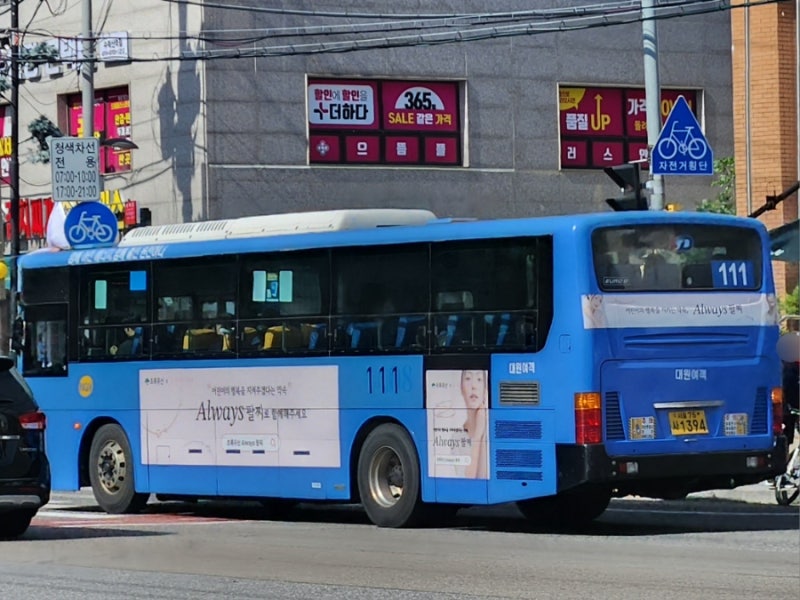 대원여객 111번 대우 NEW BS106 NGV 좌석형버스 '14 (1394호) : 네이버 블로그