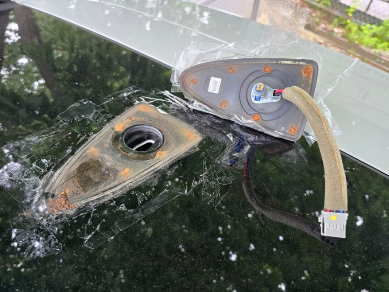 샤크안테나 교체 방법 Diy 공임비 절약 네이버 블로그