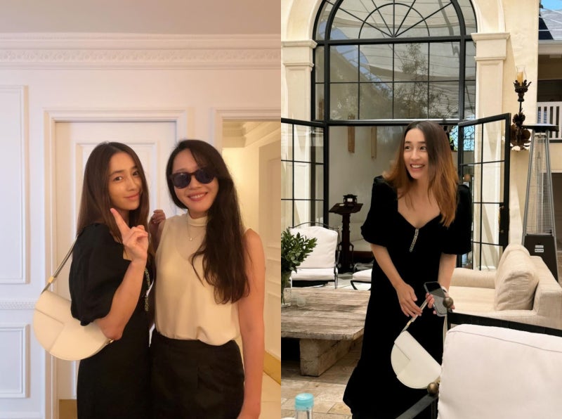 이민정 La 여행룩 블랙 원피스 And 화이트백 어디꺼 네이버 블로그