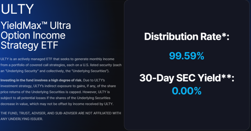 배당주 일드맥스 ULTY ETF ( feat. 하이리스크 하이리턴 ) : 네이버 블로그