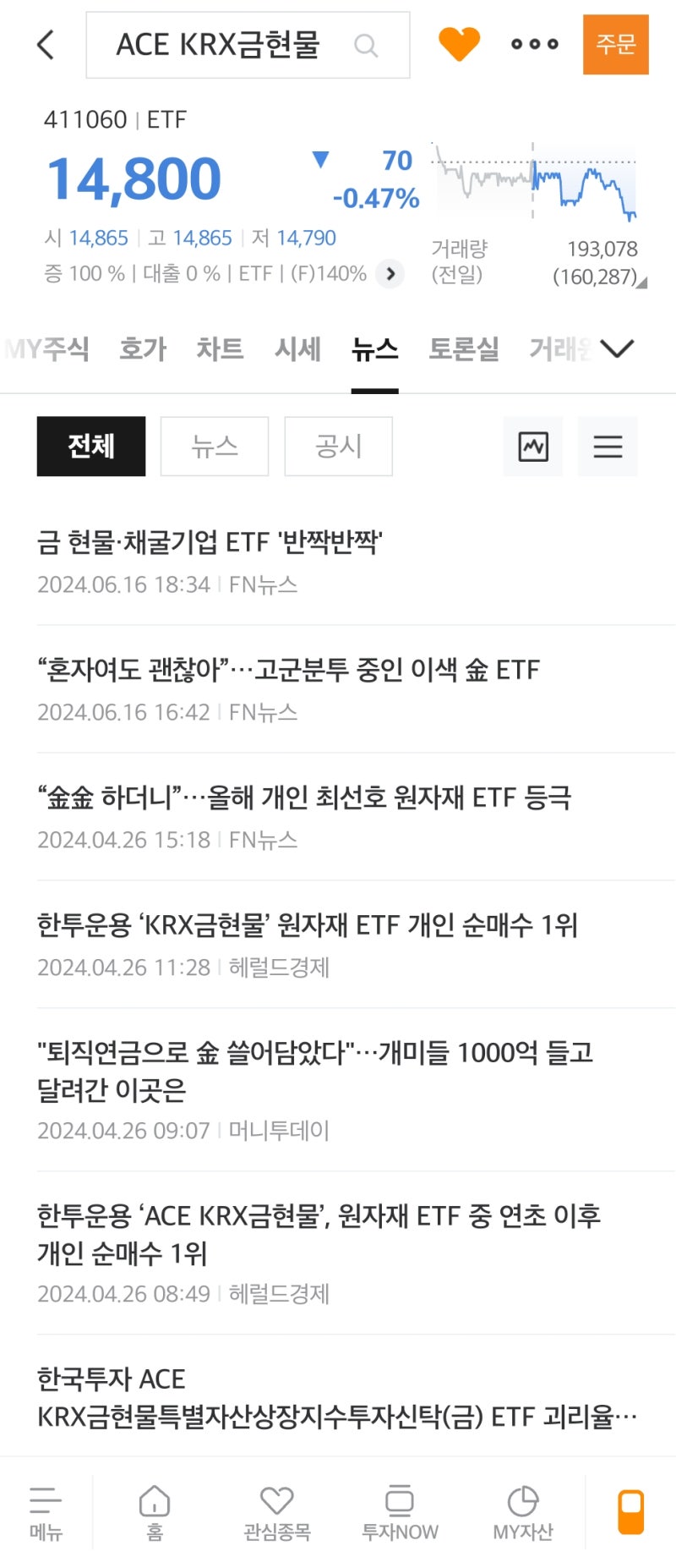 금투자방법 ③ 금 ETF 종목 ; ACE KRX 금현물 ETF VS 해외 GLD 비교 정리 : 네이버 블로그
