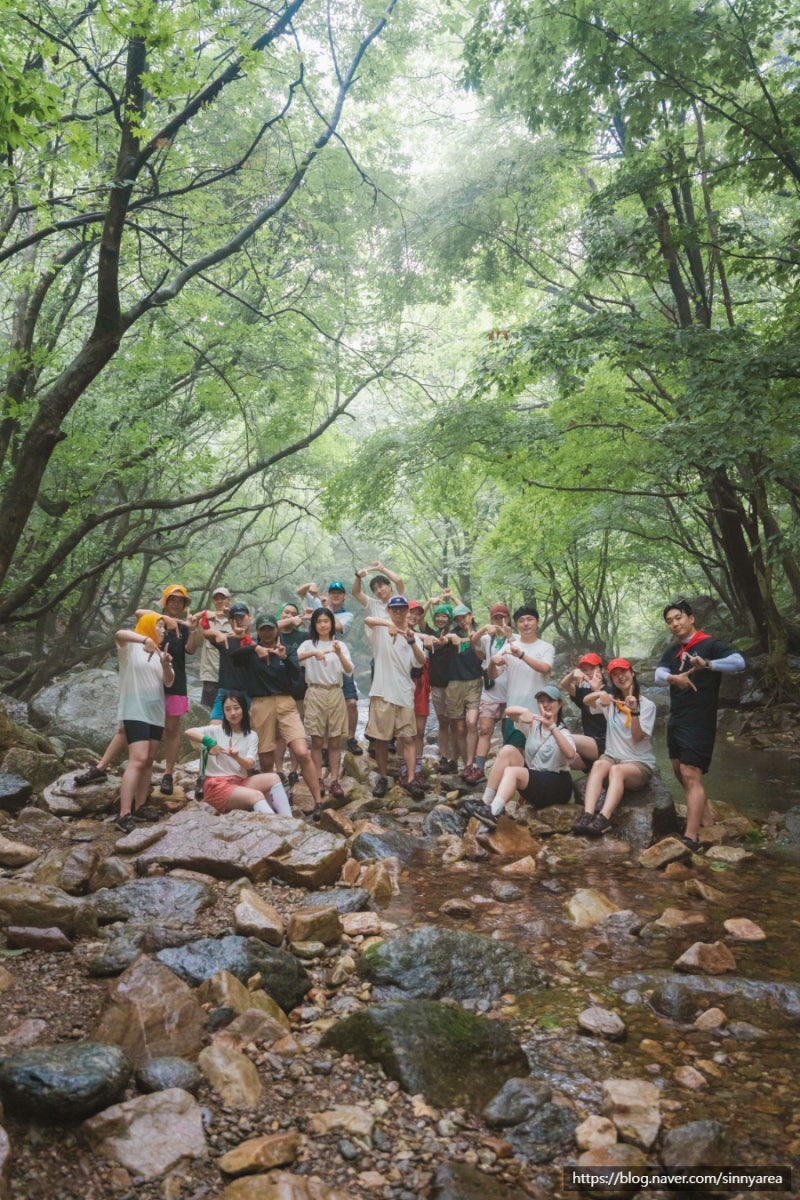 가평 유명산 등산 코스 계곡 여름 산행네파 크루 네이버 블로그