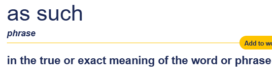 such as, as such 차이 예문으로 알아보기 : 네이버 블로그