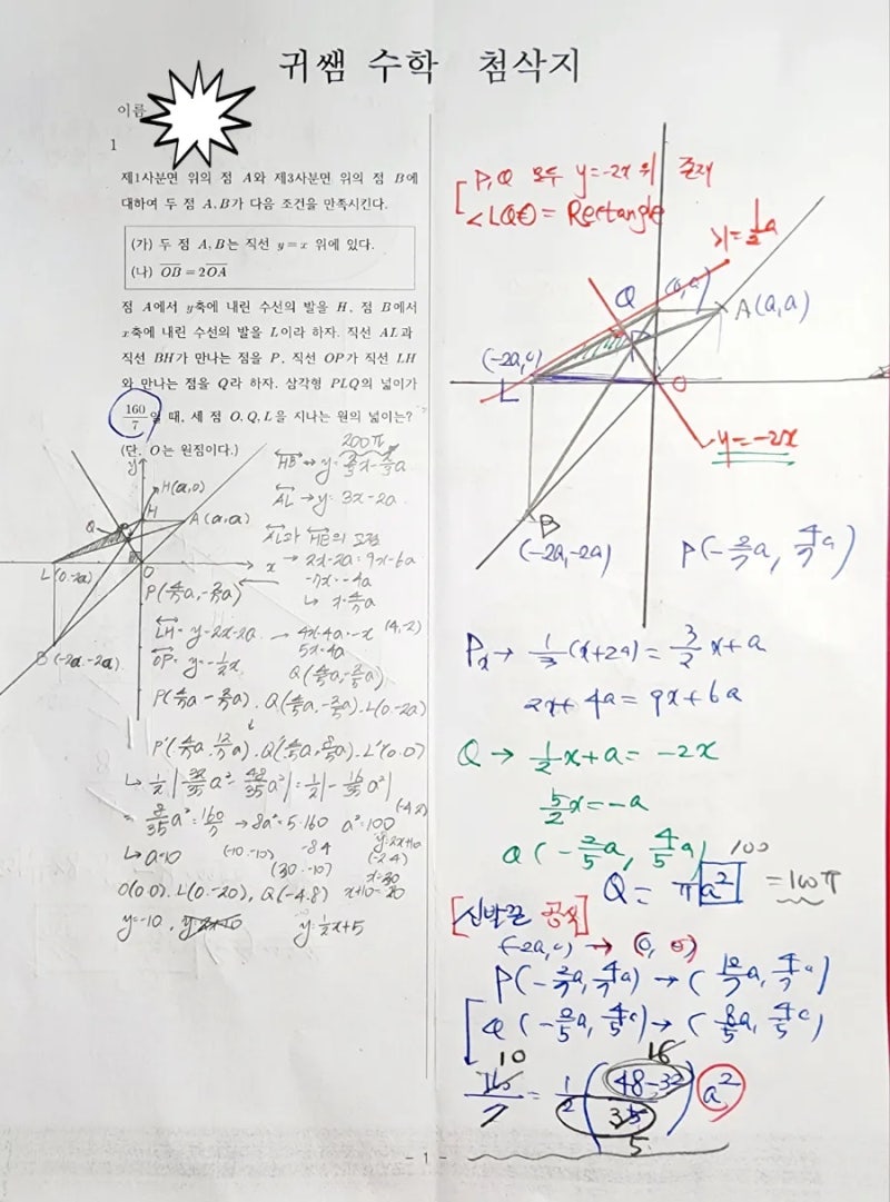 고2 1학기 기말고사 수1 수학내신 기출정리 및 학습자료 네이버 블로그