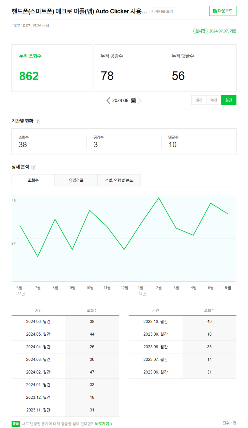 핸드폰스마트폰 매크로 어플앱 Auto Clicker 사용법 안내 네이버 블로그