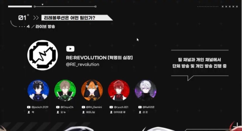 혁명군 버추얼 그룹 RE:revolution을 소개합니다. : 네이버 블로그