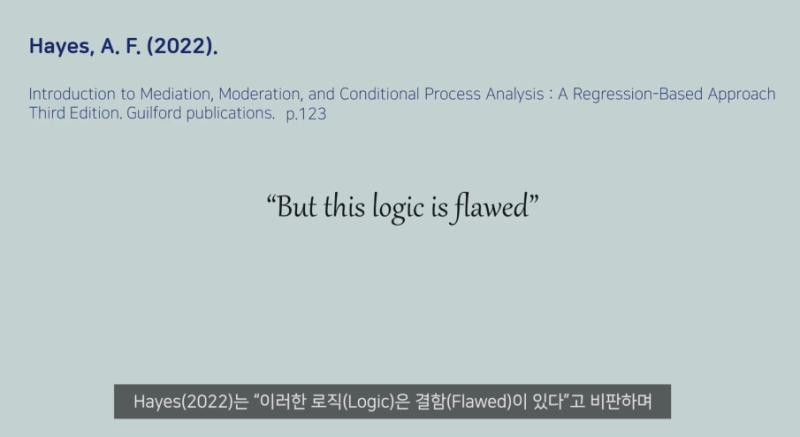 PROCESS macro / Model 4(매개효과) / 프로세스 매크로 / Mediating Effect / 간접효과 ...