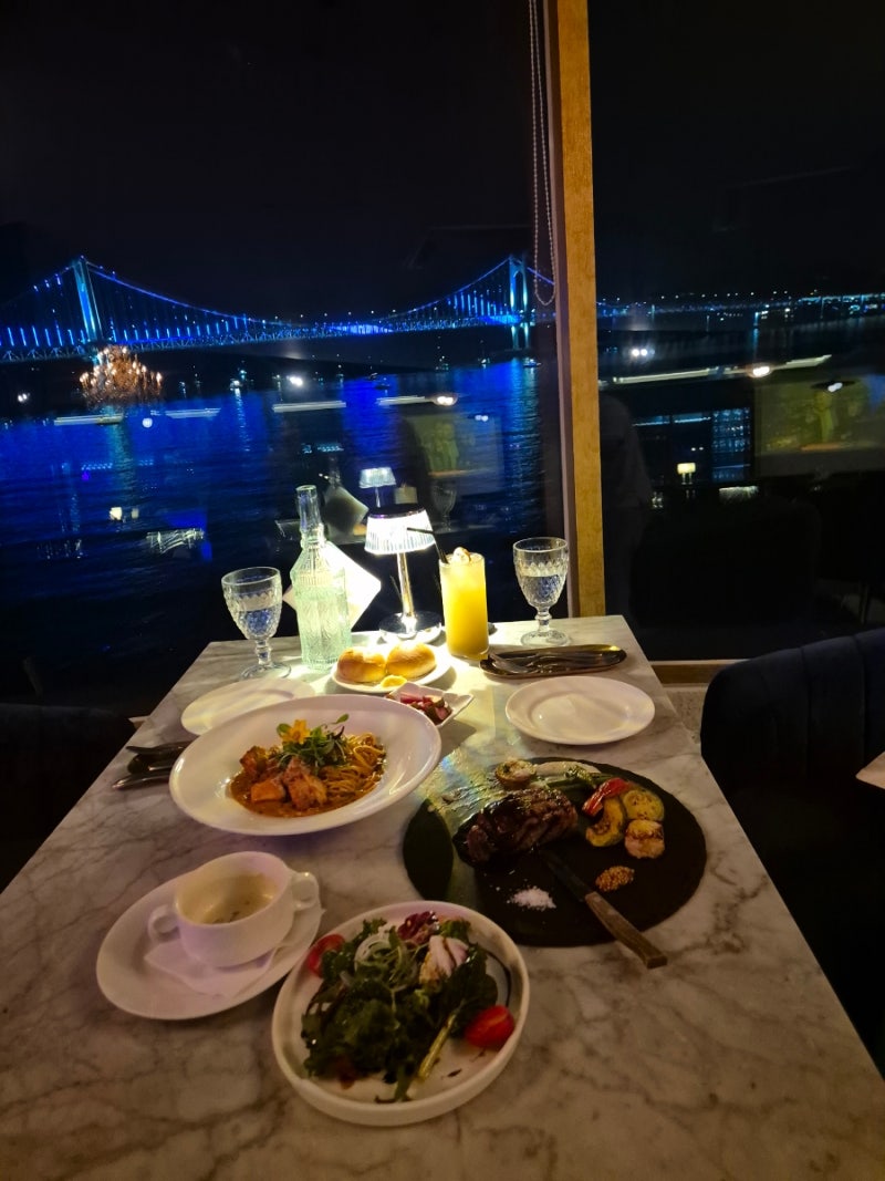 부산 광안리 광안대교와 바다가 보이는 파스타 맛집 델루나 레스토랑 네이버 블로그