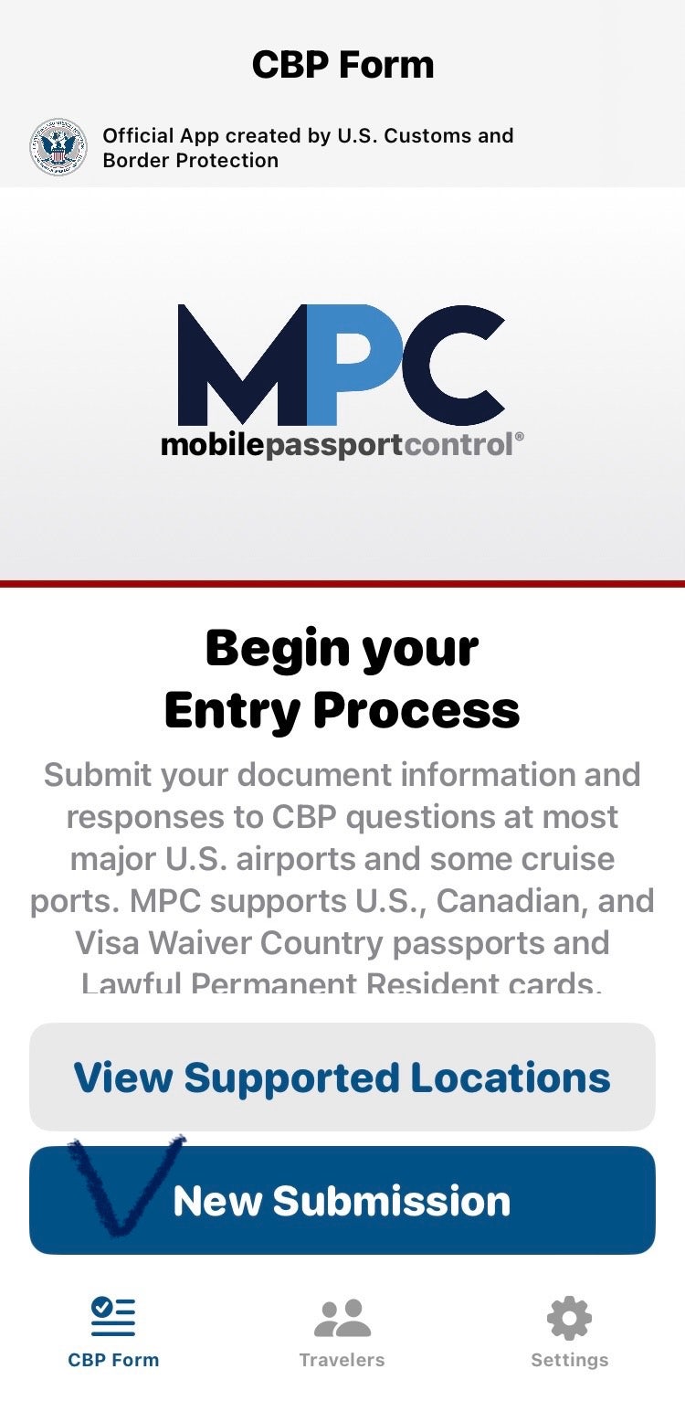 MPC(Mobile Passport Control)앱으로 미국 입국 심사 빠르게 통과하기 : 네이버 블로그