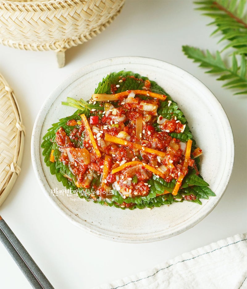 백종원 깻잎 양념장 만들기 깻잎김치 만드는 법 네이버 블로그