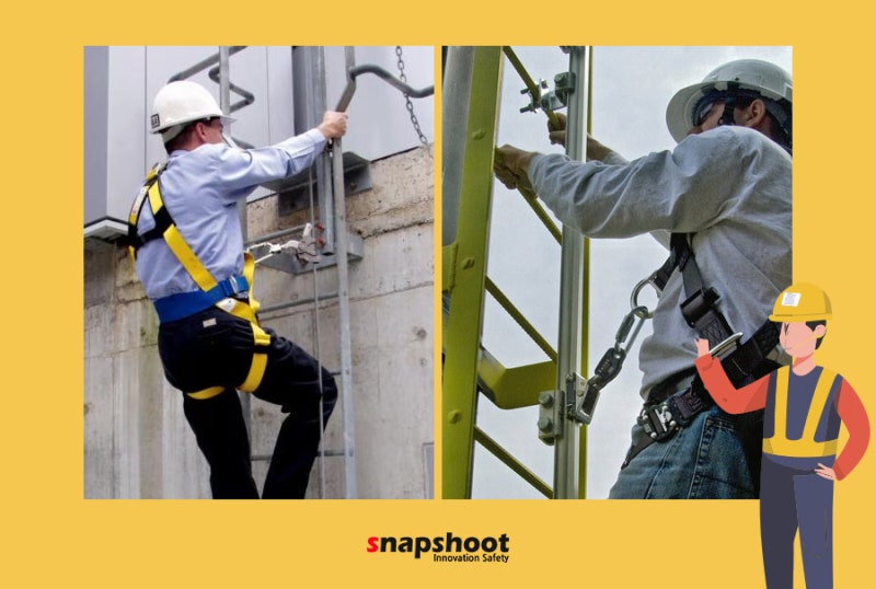 고정식 사다리 추락방지 보완을 위한 개인용 추락방지 시스템 소개 및 산업안전보건법 개정안 안내 : 네이버 블로그