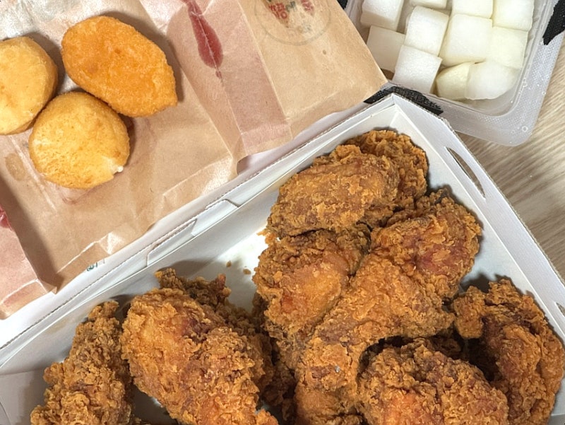 Bbq 황금올리브치킨 핫크리스피 내돈내산 솔직 후기ft가격 칼로리 맵기 네이버 블로그