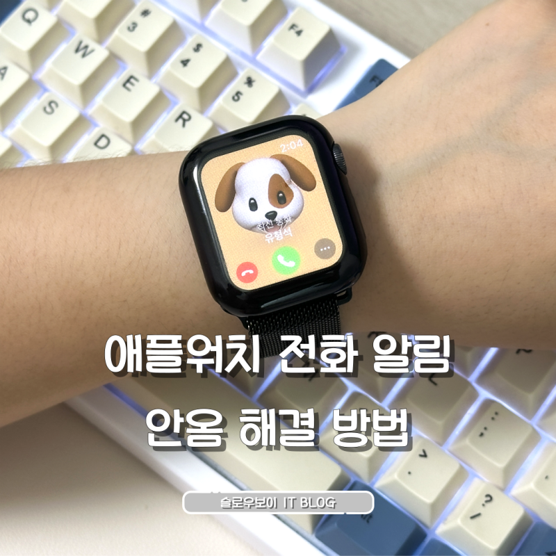 애플워치 전화 알림 안옴 해결 방법 네이버 블로그