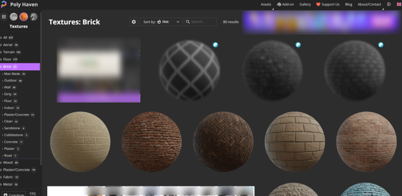 스케치업 3d 소스 사이트 poly heaven 폴리해븐 : 네이버 블로그