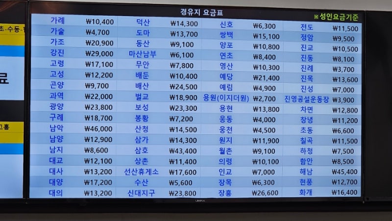 부산 서부 사상 시외버스터미널 시간표 와 요금표 예매 및 최신 네이버 블로그