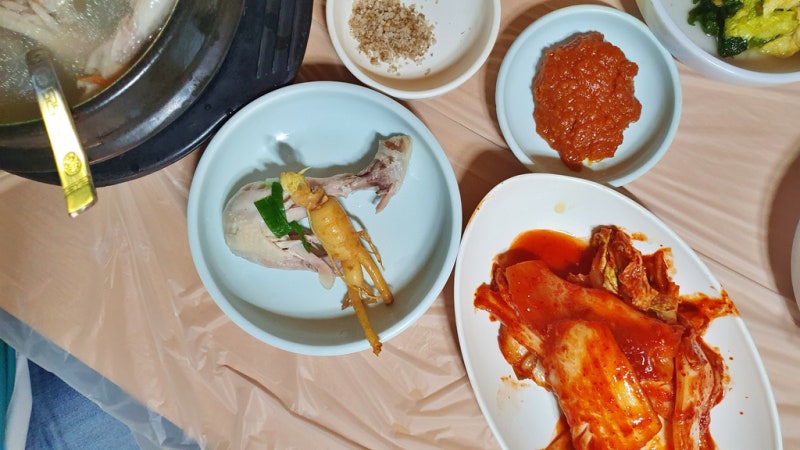 논산 강경 먹거리 여름 여행 이열치열 삼계탕 명가 옥녀봉대가 네이버 블로그