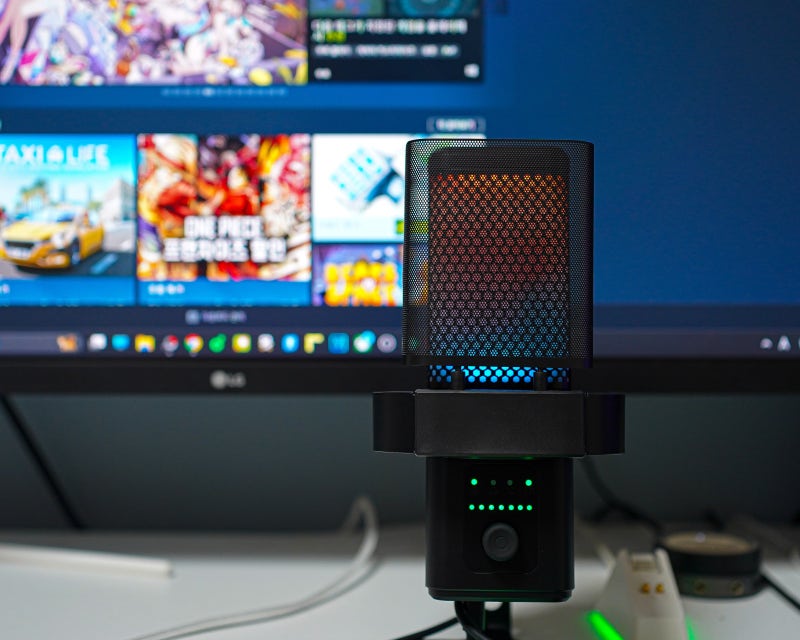 단일지향성 PC 방송용 게이밍 USB마이크 아리스노보 MMIX 사용해보니 : 네이버 블로그