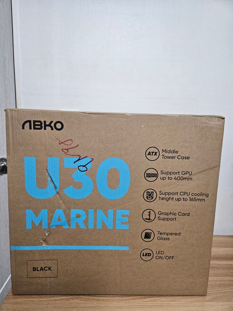 가성비PC케이스 앱코 U30 마린 (블랙) 사용후기 : 네이버 블로그