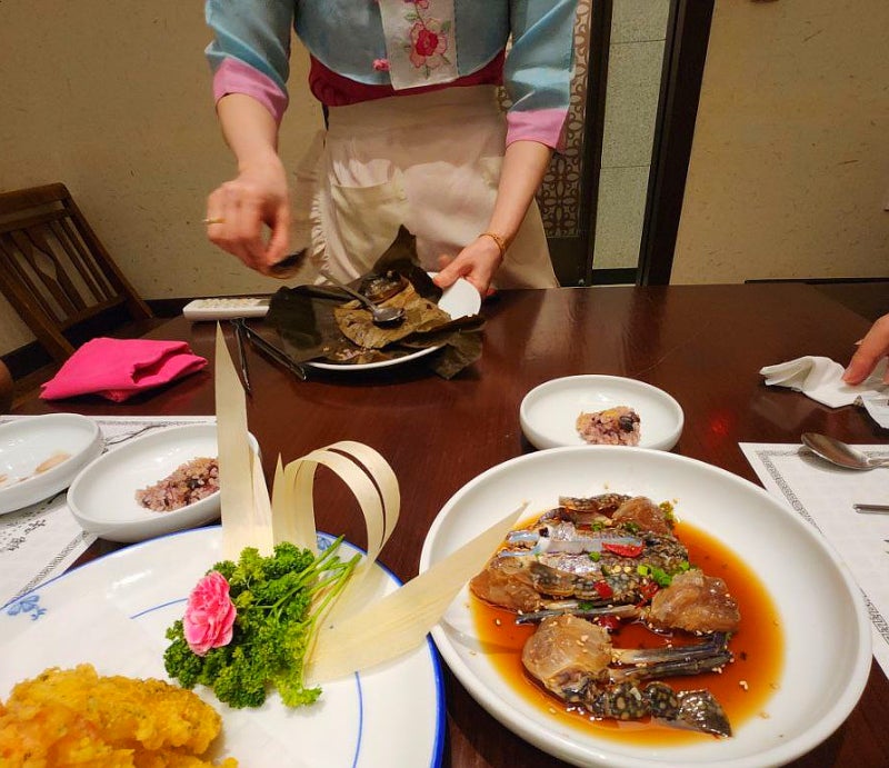 광주 상무지구 한정식 상지 상견례 맛집 송학한정식 내돈내산 리뷰코스 요리 주차 광주 돌잔치 네이버 블로그