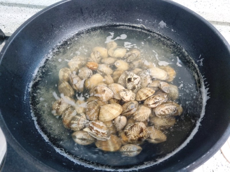 바지락칼국수 만드는법 시원한 조개 해물칼국수 끓이는법 네이버 블로그