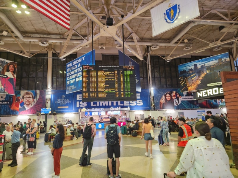 미국 여행 보스턴 뉴욕 암트랙amtrak 기차 타고 이동하기ft보스턴 사우스 스테이션 식당카페 네이버 블로그