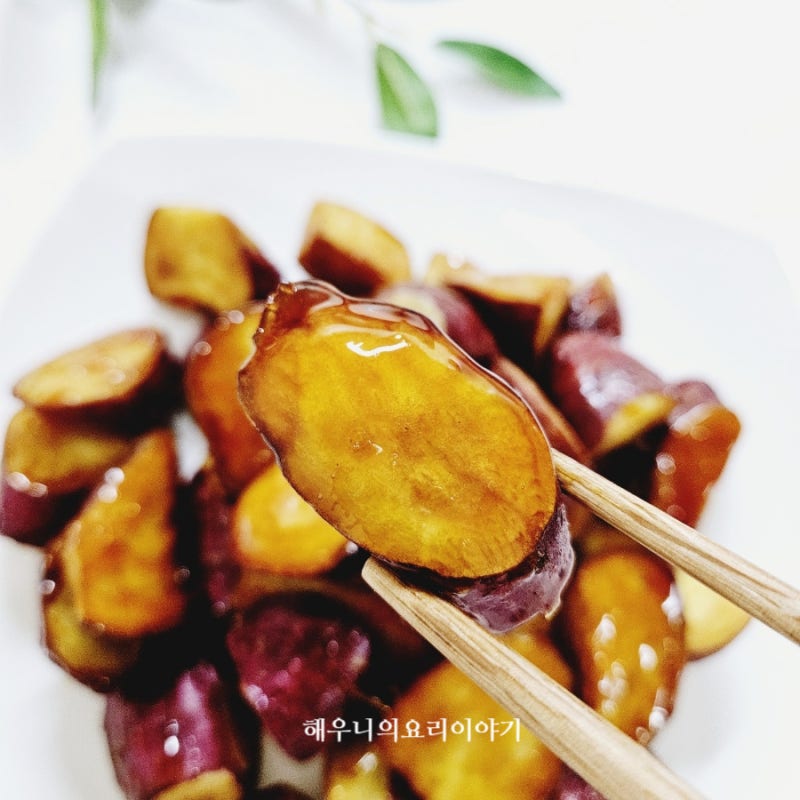 백종원 고구마 맛탕 빠스 만들기 레시피 네이버 블로그