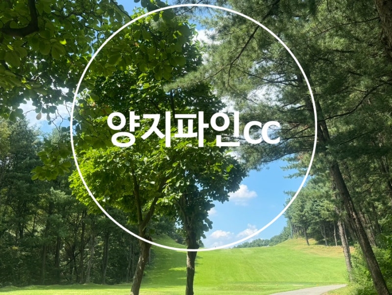 골프장리뷰양지파인cc 동코스 서코스 라운드 후기 네이버 블로그