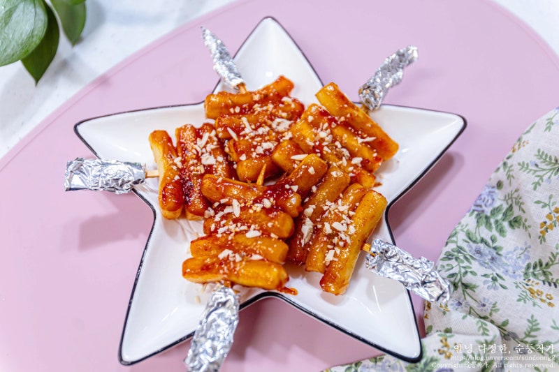 떡꼬치 만드는 법 떡꼬치 소스 레시피 밀떡꼬치 양념 집에서 간단한 간식 만들기 네이버 블로그