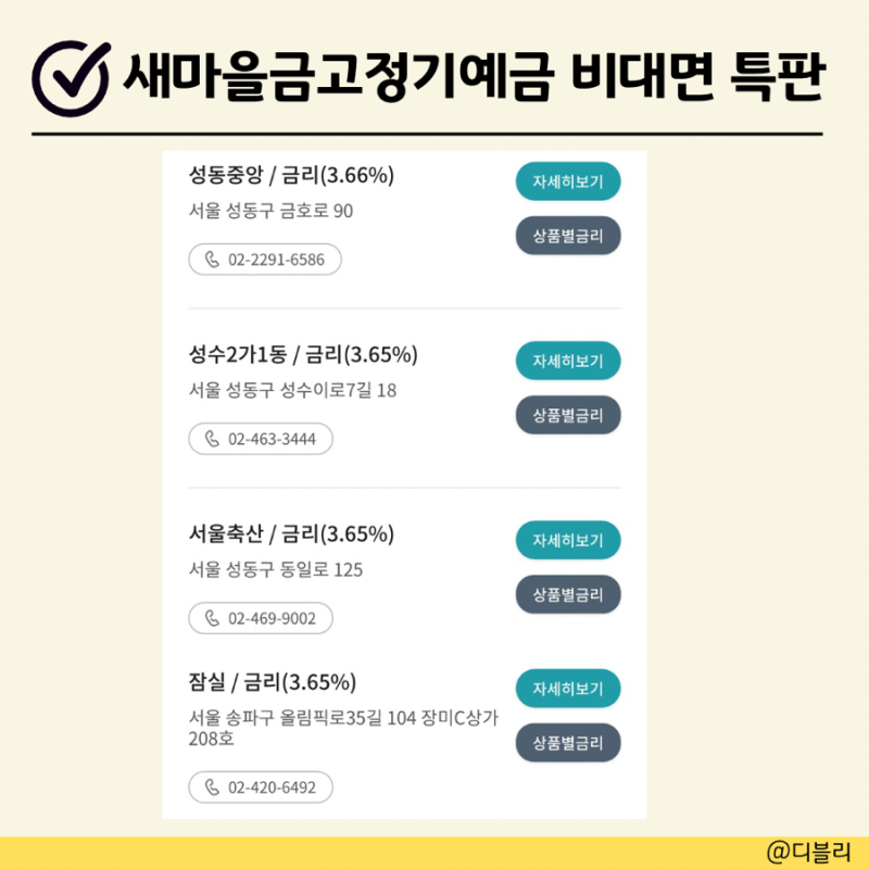 Mg새마을금고 정기예금 금리 비교 특판 이자 높은곳 가입방법 네이버 블로그